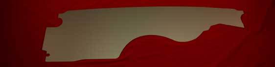 68-69 FIREWALL COVER-BILLET-SMOOTH-NO HOLES