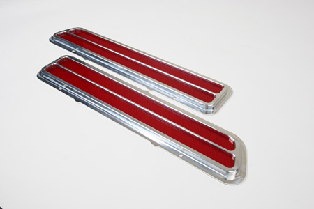 69 Camaro Fesler Flat Billet Rally Sport Tail Lights, Pair